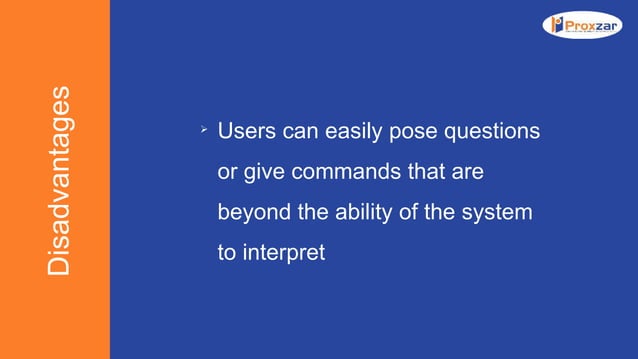 Natural Language Interface: Advantages & Dis-Advantages | PDF ...