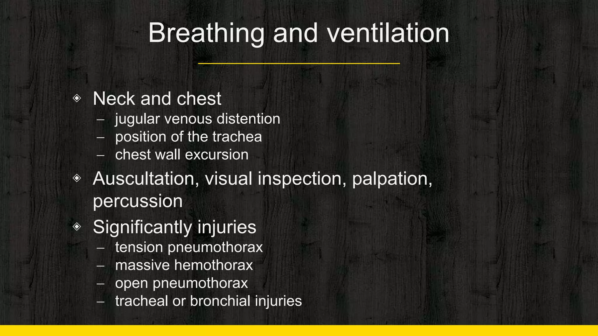 Initial Assessment and Management for Trauma | PPTX