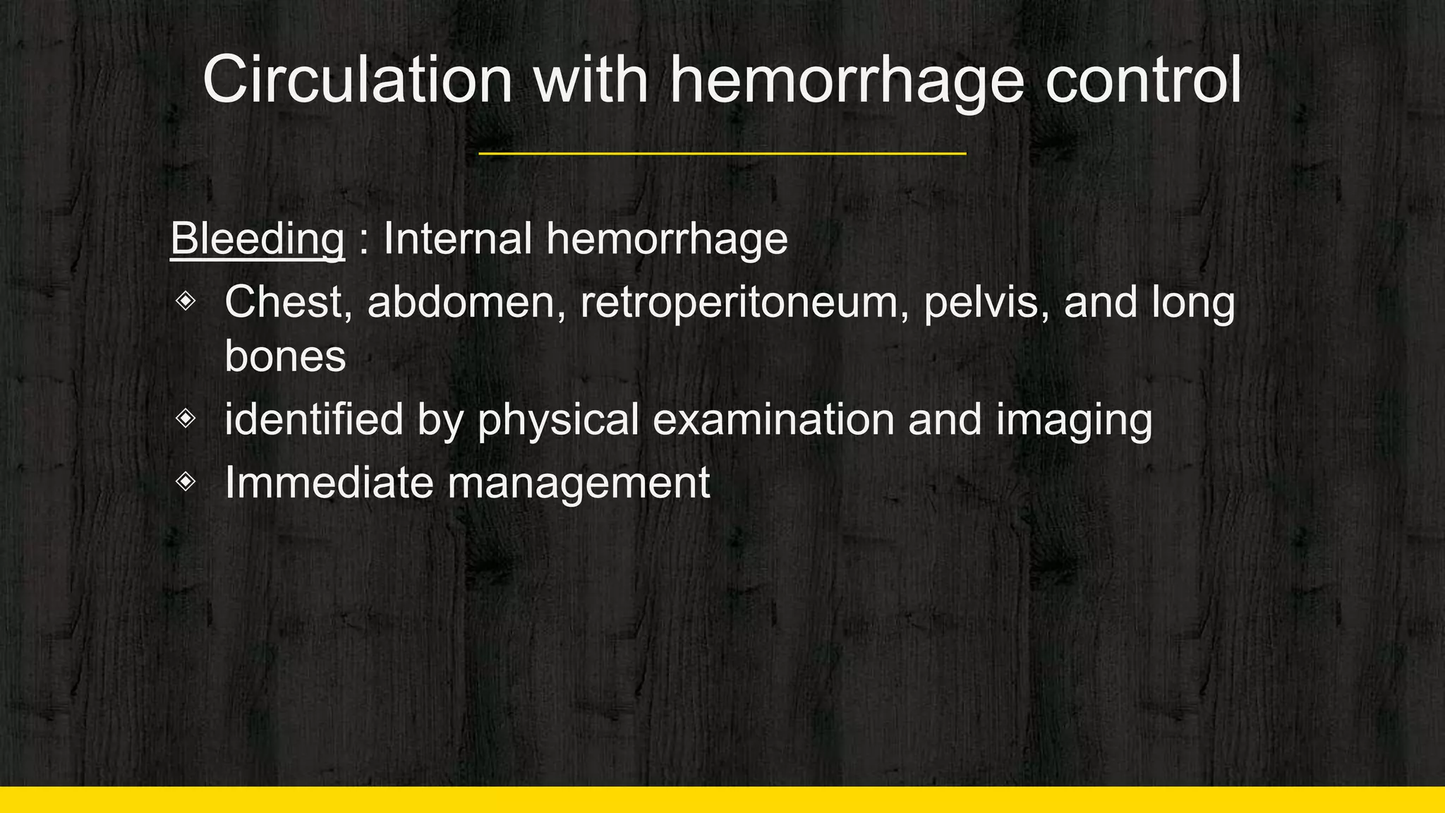 Initial Assessment and Management for Trauma | PPTX
