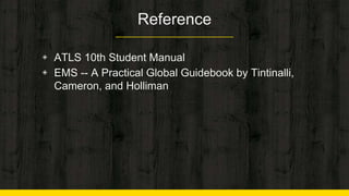 Initial Assessment and Management for Trauma | PPTX