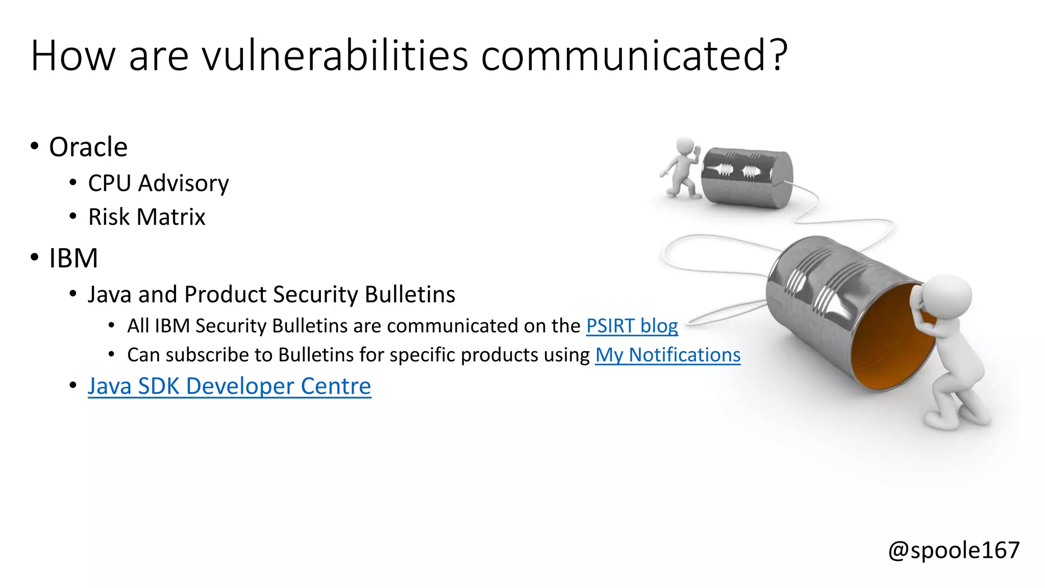 Anatomy of Java Vulnerabilities - NLJug 2018