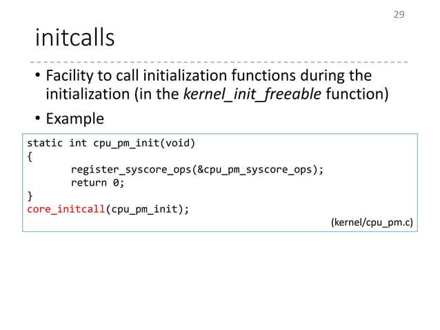 Linux Initialization Process (2) | PPTX