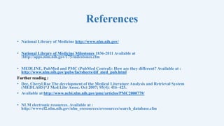National Library of Medicine | PPTX