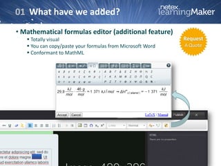 Netex learningMaker | What's New v2.2 [EN] | PPT
