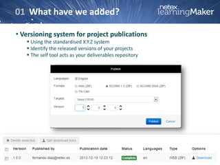 Netex learningMaker | What's New v2.2 [EN] | PPT