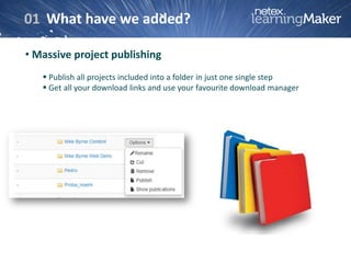 Netex learningMaker | What's New v2.2 [EN] | PPT