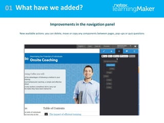 Netex learningMaker | What's New v3.0 [EN] | PPT
