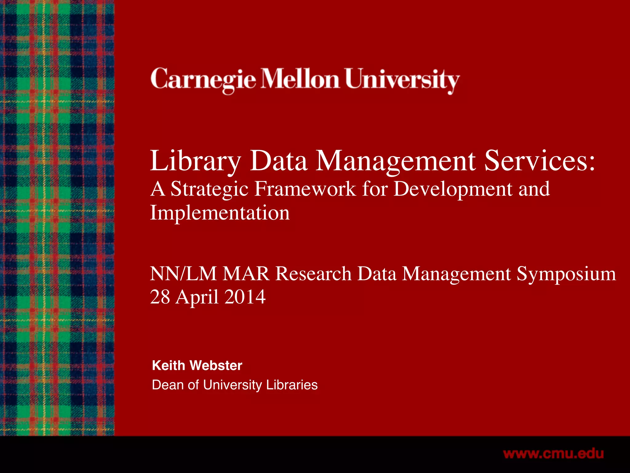Library Data Management Services | PPT