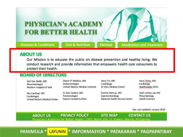 National Library of Medicine - TAGALOG version | PPTX