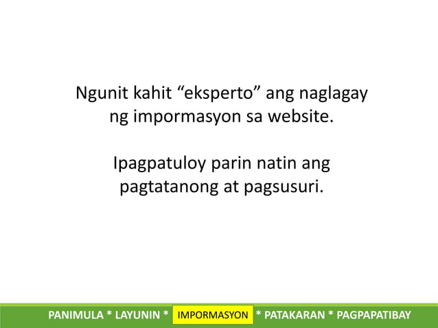 National Library of Medicine - TAGALOG version | PPTX