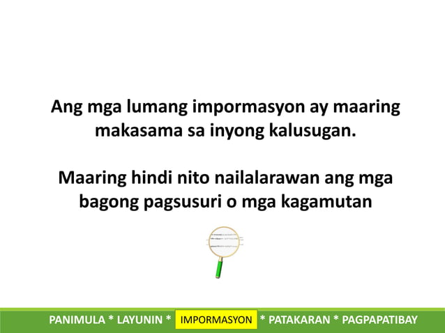 National Library of Medicine - TAGALOG version | PPT