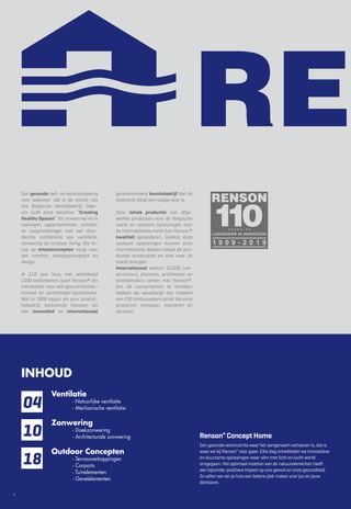 Renson, creating healthy spaces | PDF