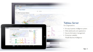 Tableau product overview 10.3 | PDF