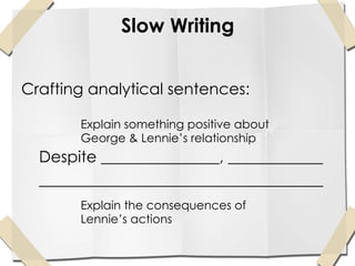 Getting Writing Right | PPT
