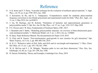 Second Harmonic Generation Non linear optics | PPTX