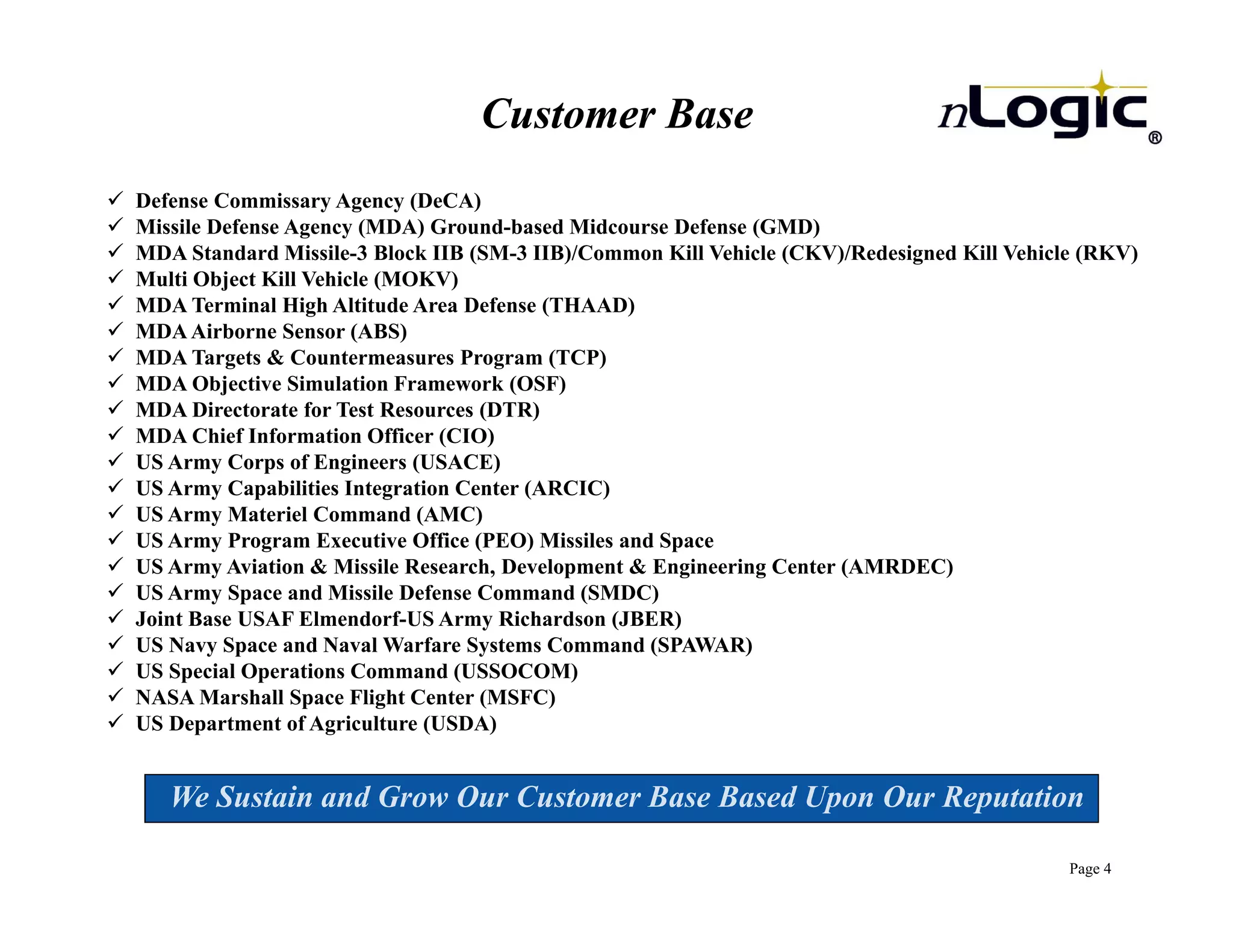 nLogic Capabilities Briefing | PPT | Free Download
