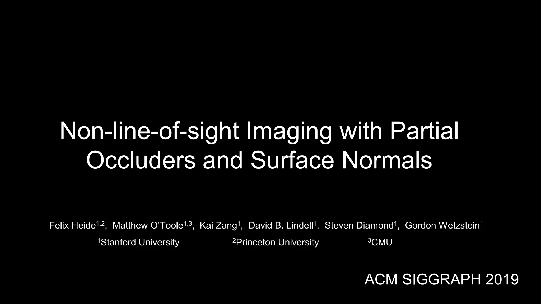 Non-line-of-sight Imaging with Partial Occluders and Surface Normals ...