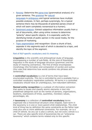 Natural Language Processing | PDF