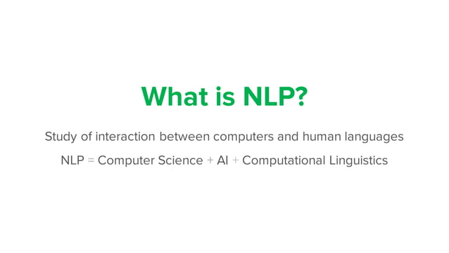 Natural Language Processing (NLP) | PDF