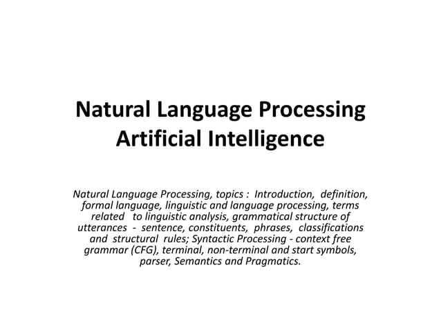 Nlp | PPT
