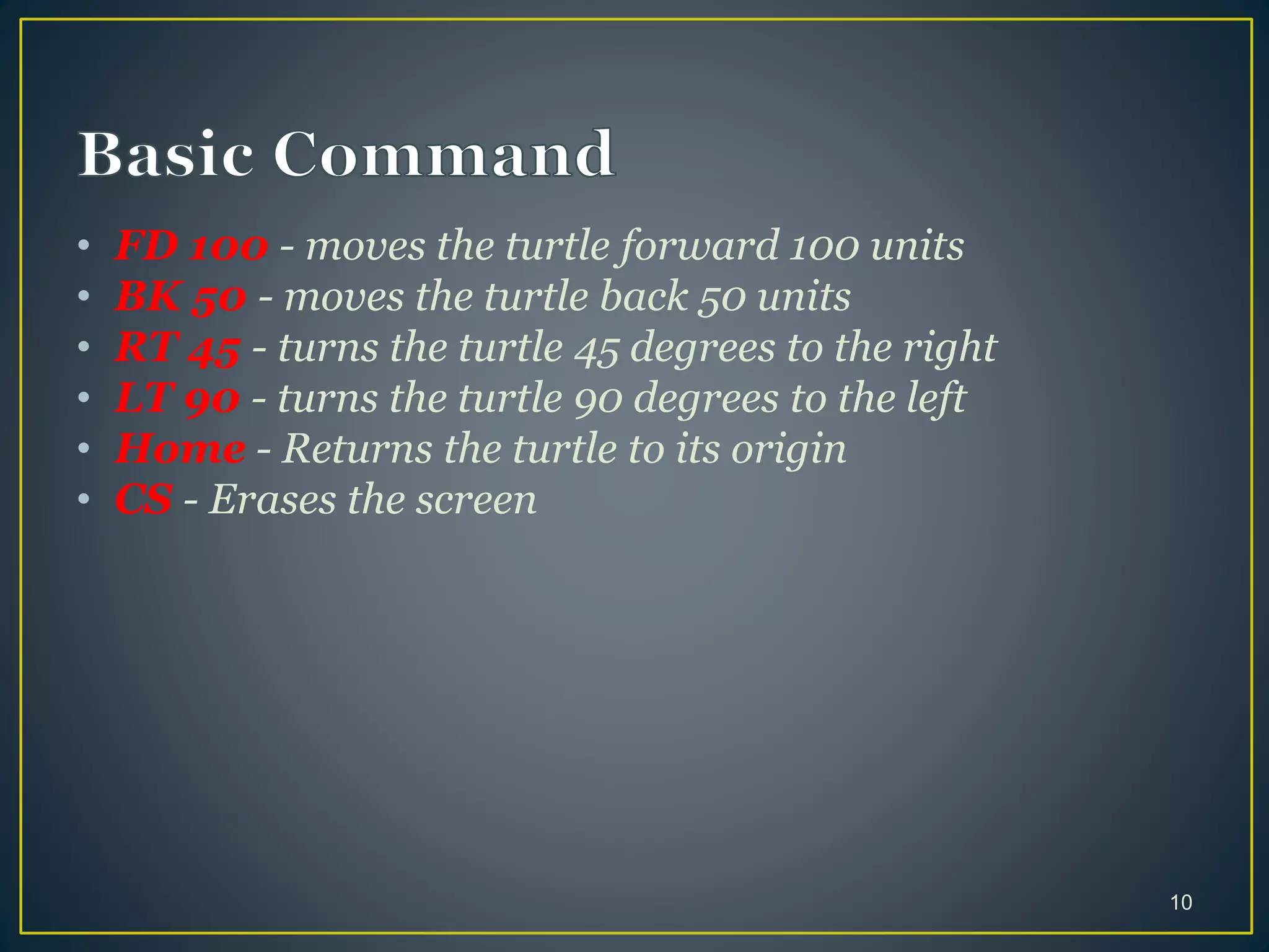 Logo Programming Language Pptx Programming Languages Computing