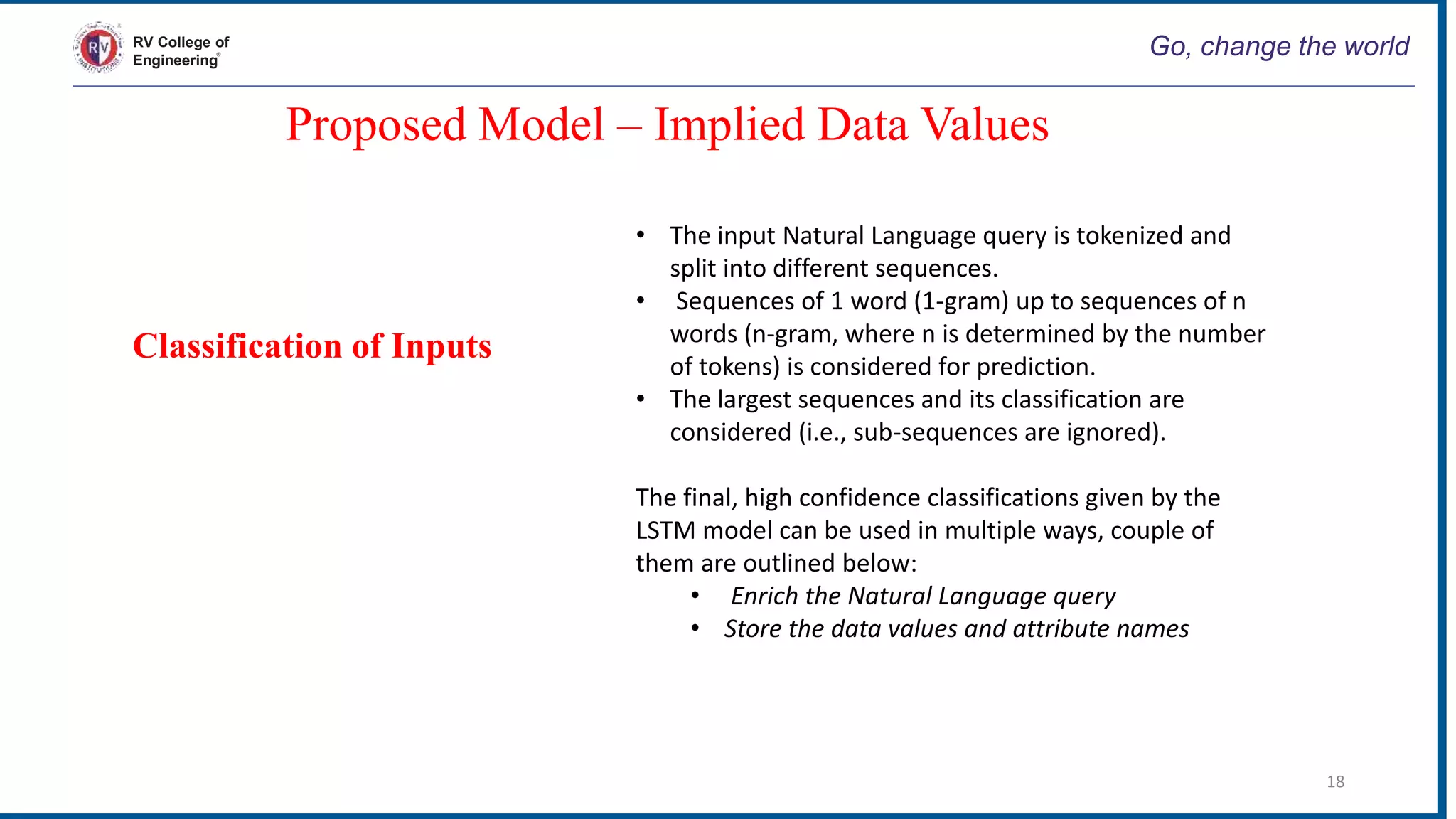 Natural Language To Sql Query Conversion Using Machine Learning Techniques On Hpcc Systems Ppt