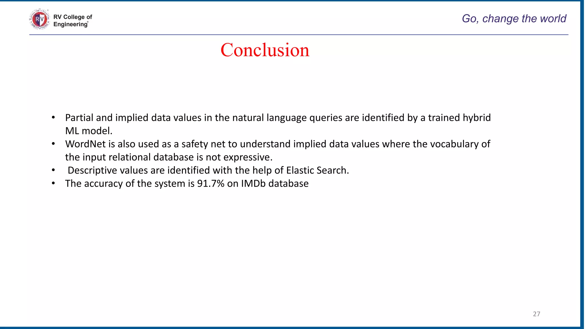 Natural Language to SQL Query conversion using Machine Learning ...