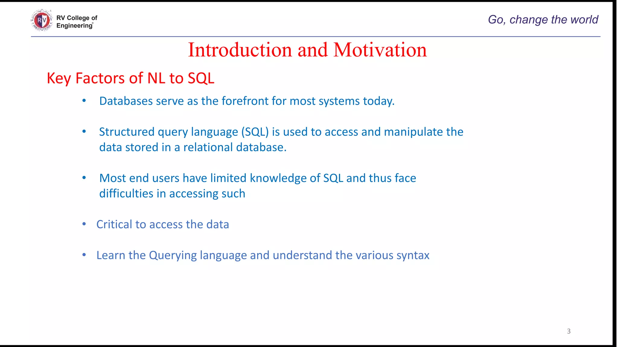 Natural Language to SQL Query conversion using Machine Learning Techniques on HPCC Systems | PPTX