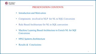 Natural Language to SQL Query conversion using Machine Learning ...