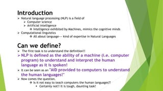 Natural Language Processing (NLP) | PPTX
