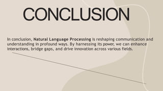 Natural Language Processing Seminar Presentation | PPTX