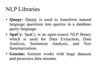 NLP slides introduction, a basic introduction and application | PPT