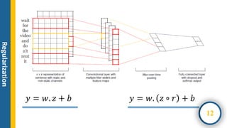 Convolutional Neural Networks for Sentence Classification | PPTX