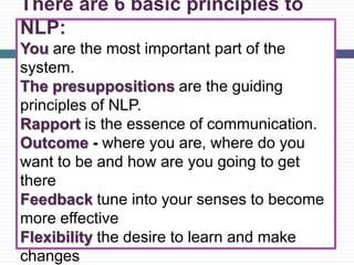 Neuro-linguistic programming | PPTX
