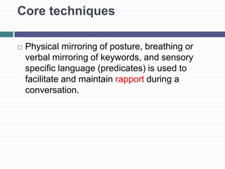 Neuro-linguistic programming | PPTX