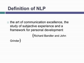 Neuro-linguistic programming | PPTX