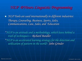 Neuro Linguistic Programming | PPT