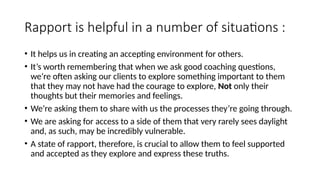 NLP- Rapport Building (LCOO).pptx******** | PPTX
