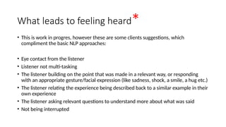 NLP- Rapport Building (LCOO).pptx******** | PPTX