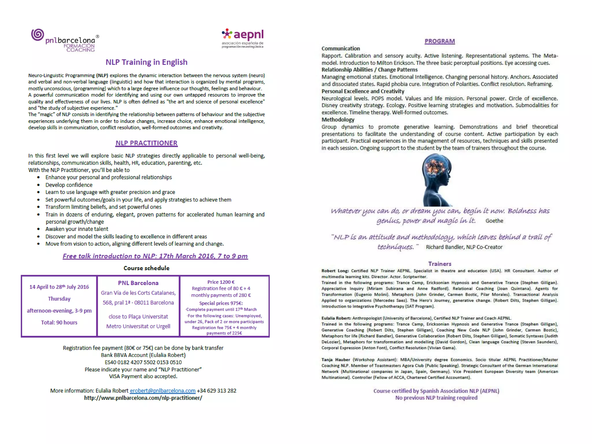 Free Talk Introduction To Nlp Ppt