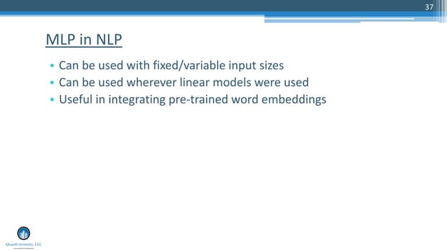Nlp and Neural Networks workshop | PPT