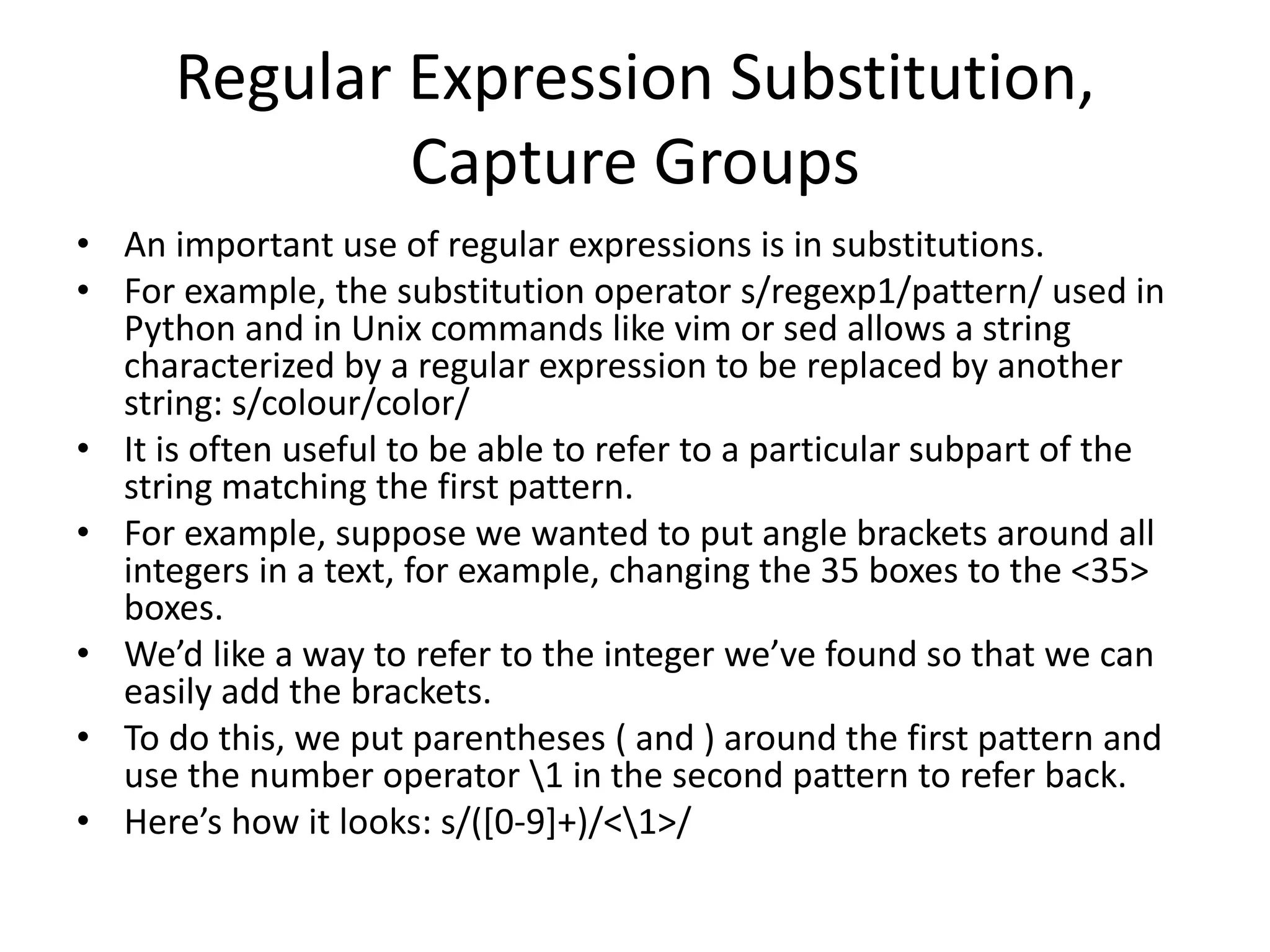 NLP_KASHK:Regular Expressions | PPTX