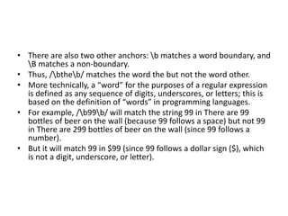 NLP_KASHK:Regular Expressions | PPTX