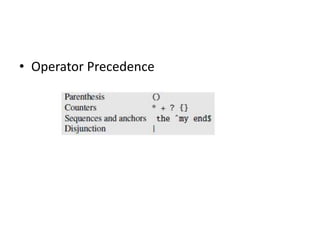 NLP_KASHK:Regular Expressions | PPTX
