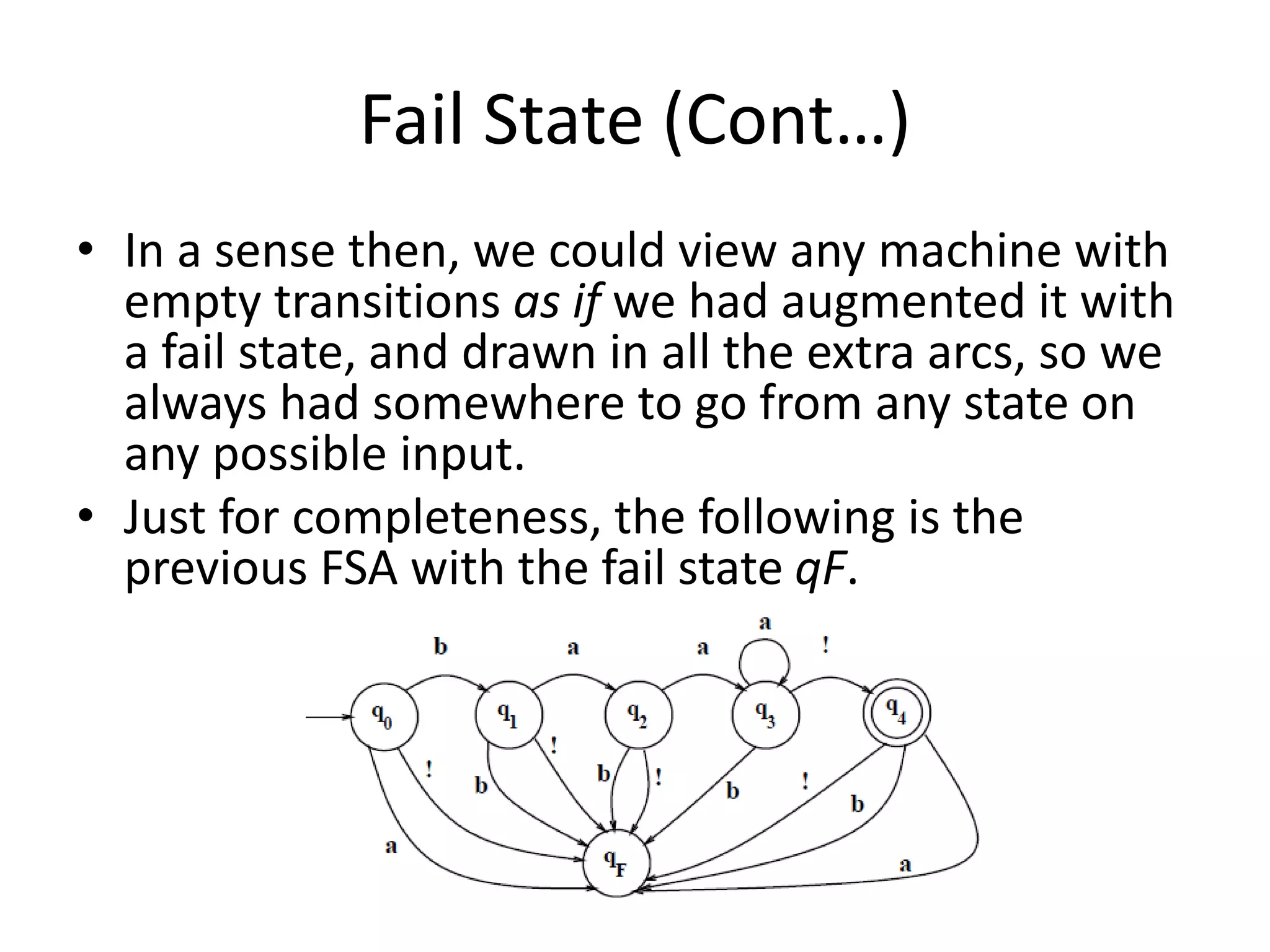 NLP_KASHK:Finite-State Automata | PPTX