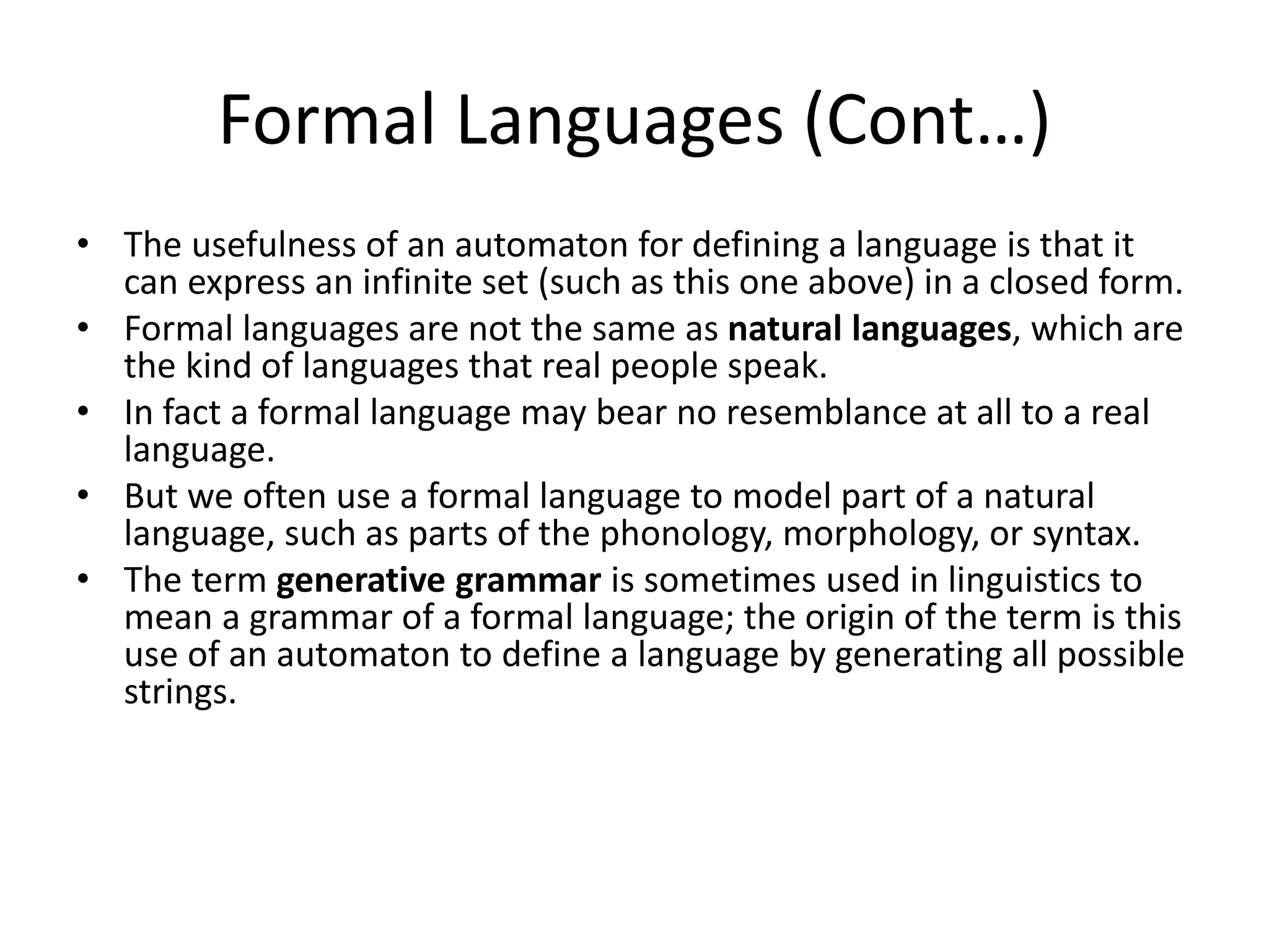 NLP_KASHK:Finite-State Automata | PPTX