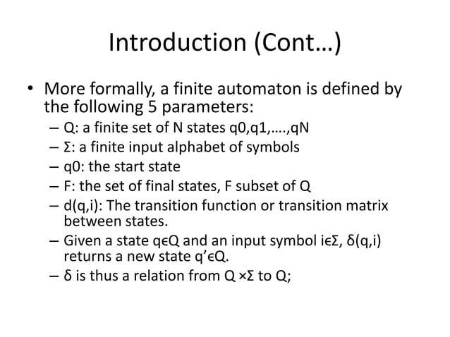 NLP_KASHK:Finite-State Automata | PPT