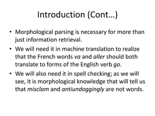 NLP_KASHK:Morphology | PPTX