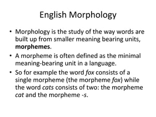 NLP_KASHK:Morphology | PPTX