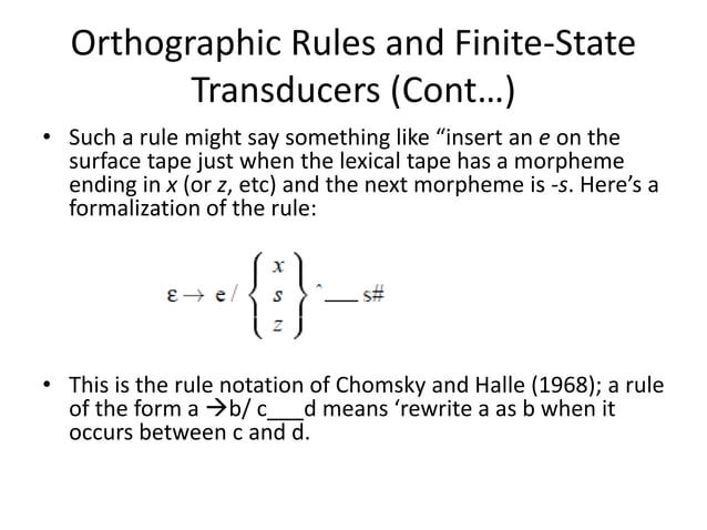 NLP_KASHK:Finite-State Morphological Parsing | PPTX | Programming Languages | Computing